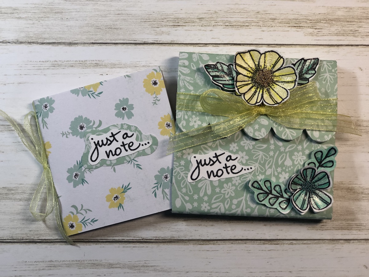 Mini Notebook Holder & Notebook - Bella Crafts Publishing