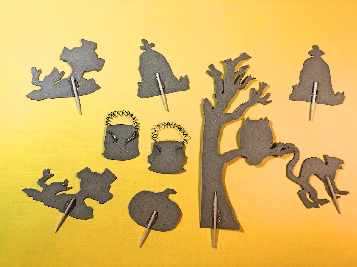 Spooky Graveyard Centerpiece - Bella Crafts Publishing