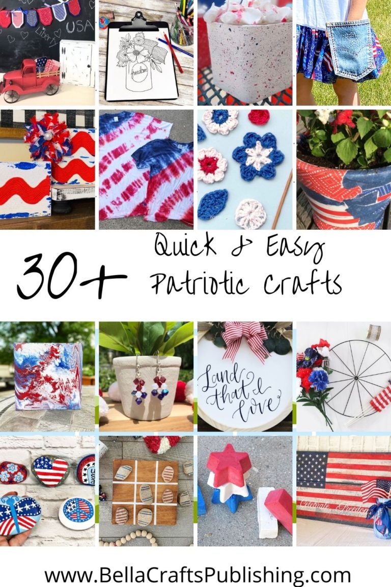 30+ of The Best Patriotic Crafts - Bella Crafts Publishing