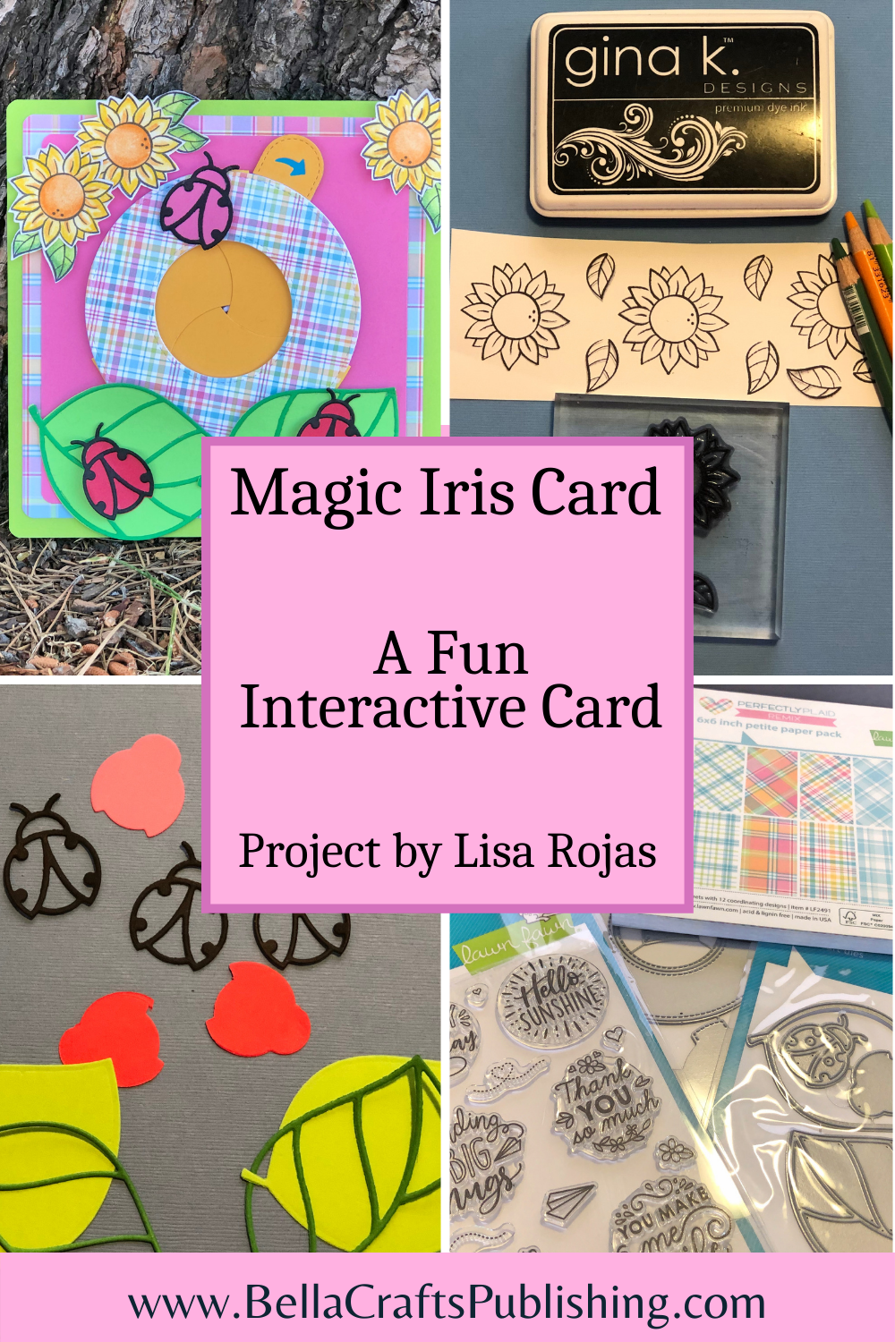 Magic Iris Interactive Card - Bella Crafts Publishing
