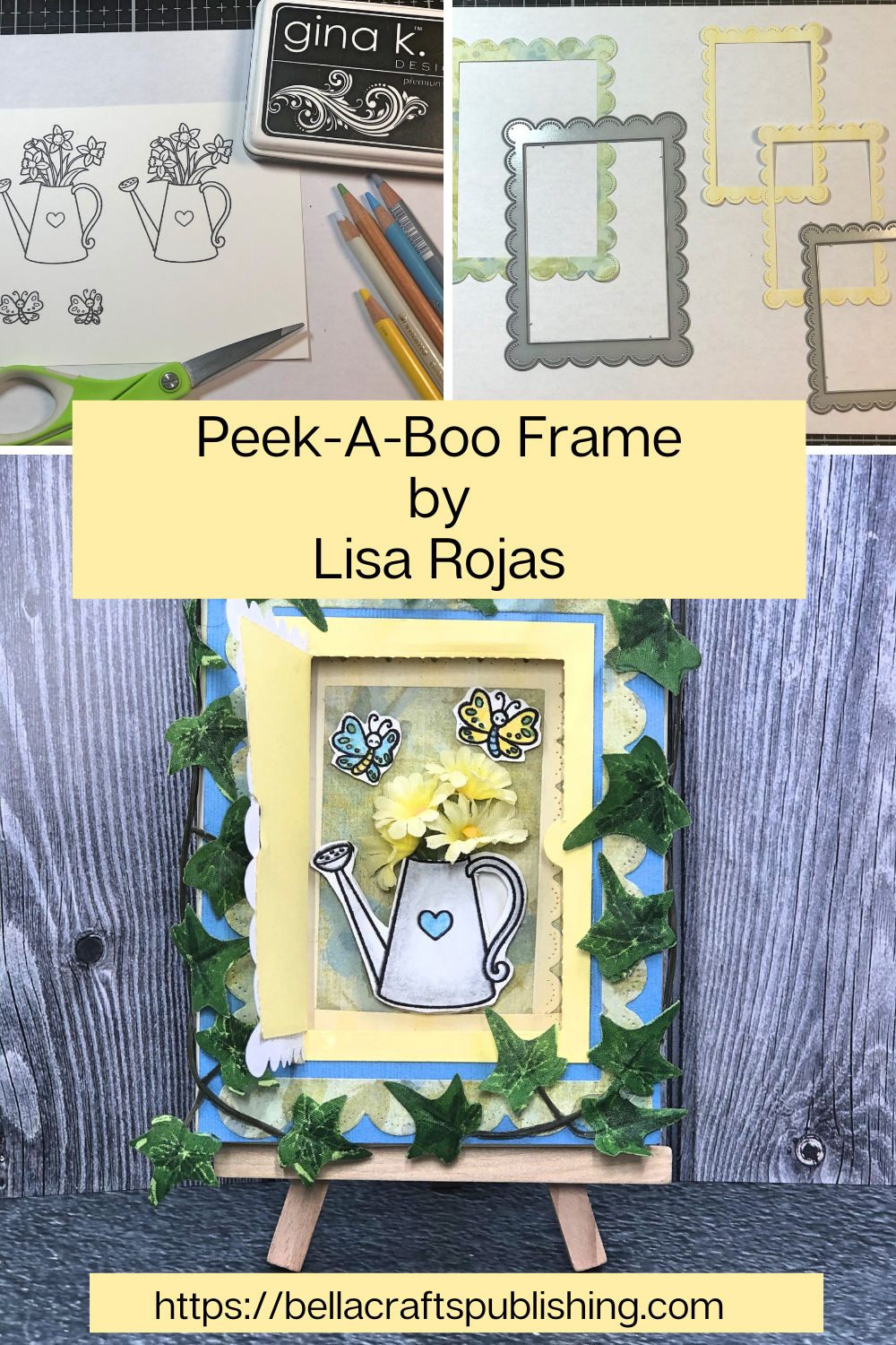 Peek-A-Boo Frame Using Dies - Bella Crafts Publishing
