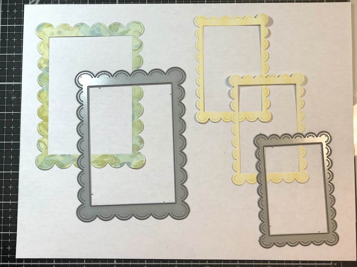 Peek-A-Boo Frame Using Dies - Bella Crafts Publishing