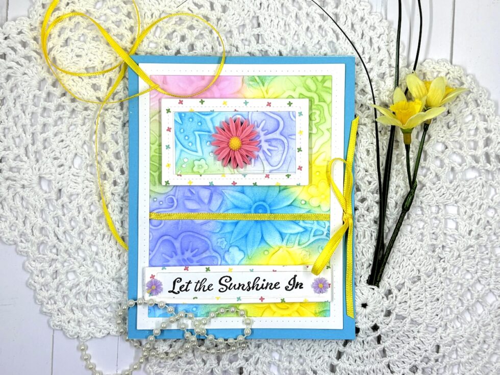 Sunshine & Smiles Card - Bella Crafts Publishing